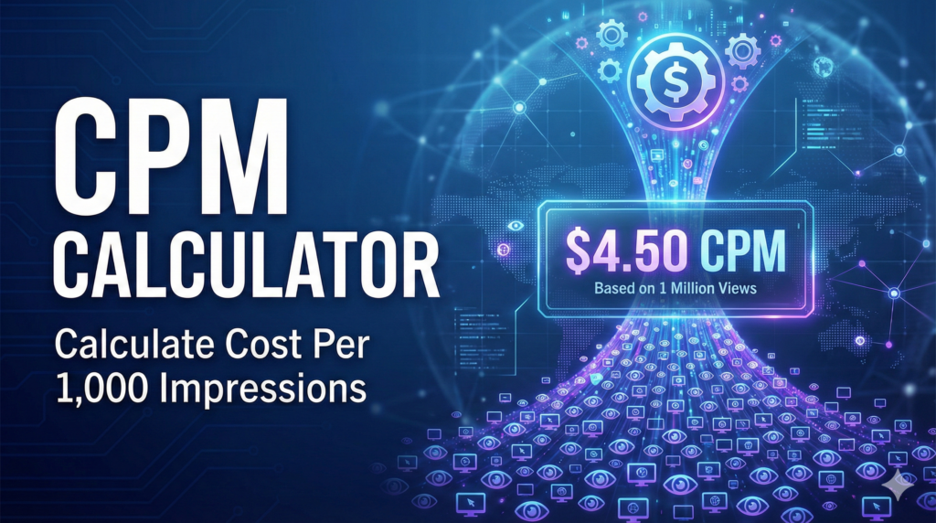 CPM Calculator: Cost Per Mille Formula & Benchmarks (2025)